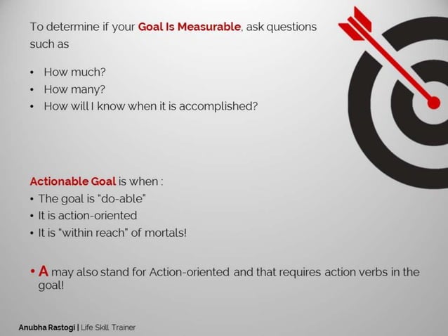 Setting up Smart Goals and Decoding your SWOT Profile. | PPTX