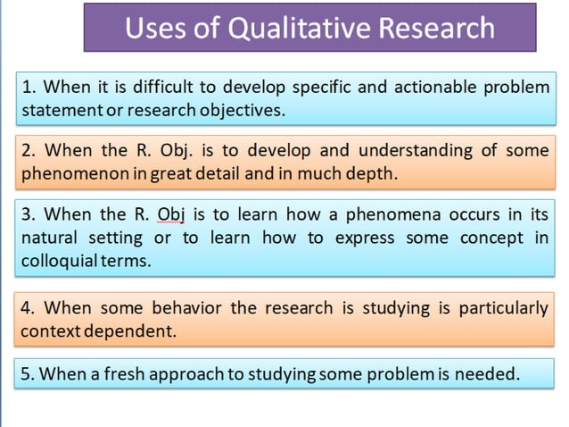 Exploratory Research and Qualitative Analysis | PPT