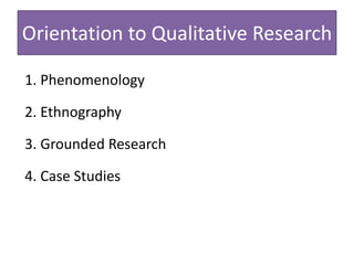 Exploratory Research and Qualitative Analysis | PPT