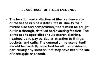 Forensic Evidence | PPT