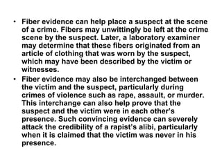 Forensic Evidence | PPT