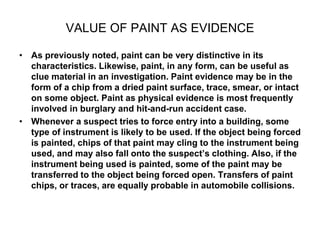 Forensic Evidence | PPT