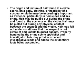 Forensic Evidence | PPT