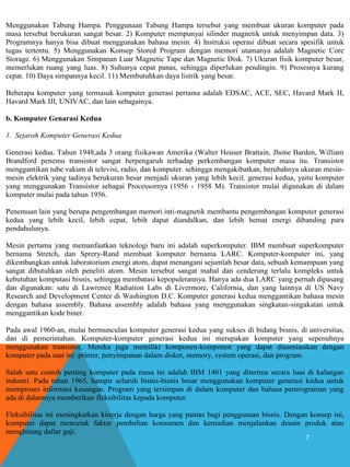 perkembangan komputer dab pengaruhnya bagi masyarakat | PDF