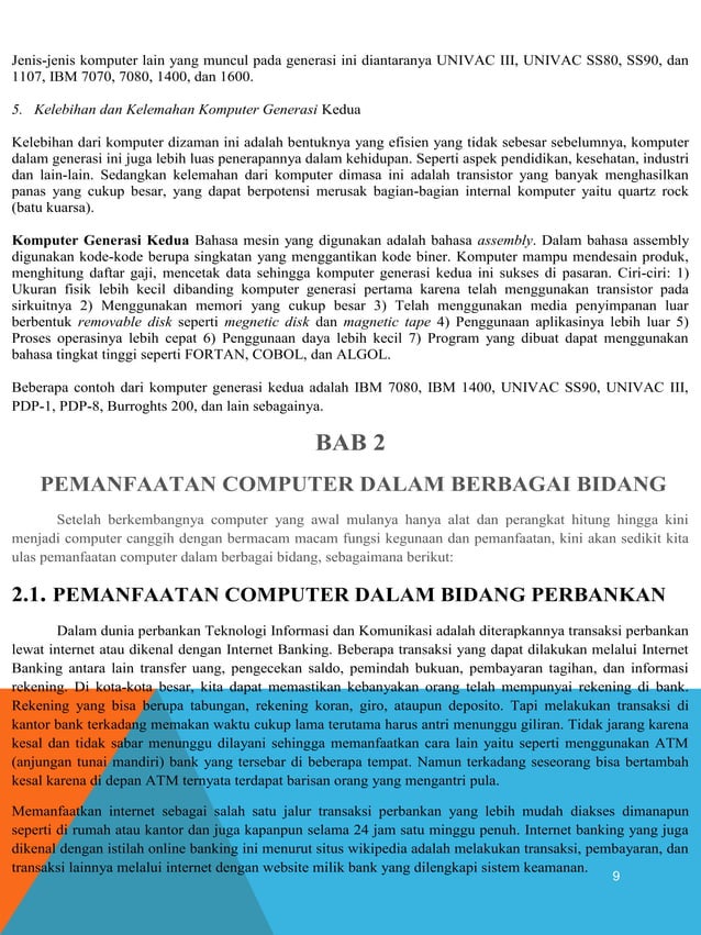 perkembangan komputer dan pengaruhnya terhadap masyarakat | PPTX