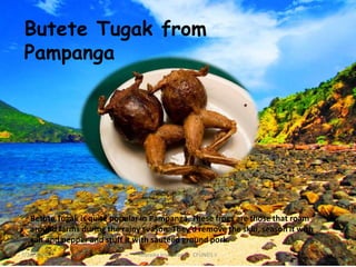Exotic Foods in the Philippines | PPTX