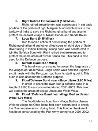 FLOOD CONTINGENCY PLAN 2011 DISTRICT GOVT KASUR | PDF