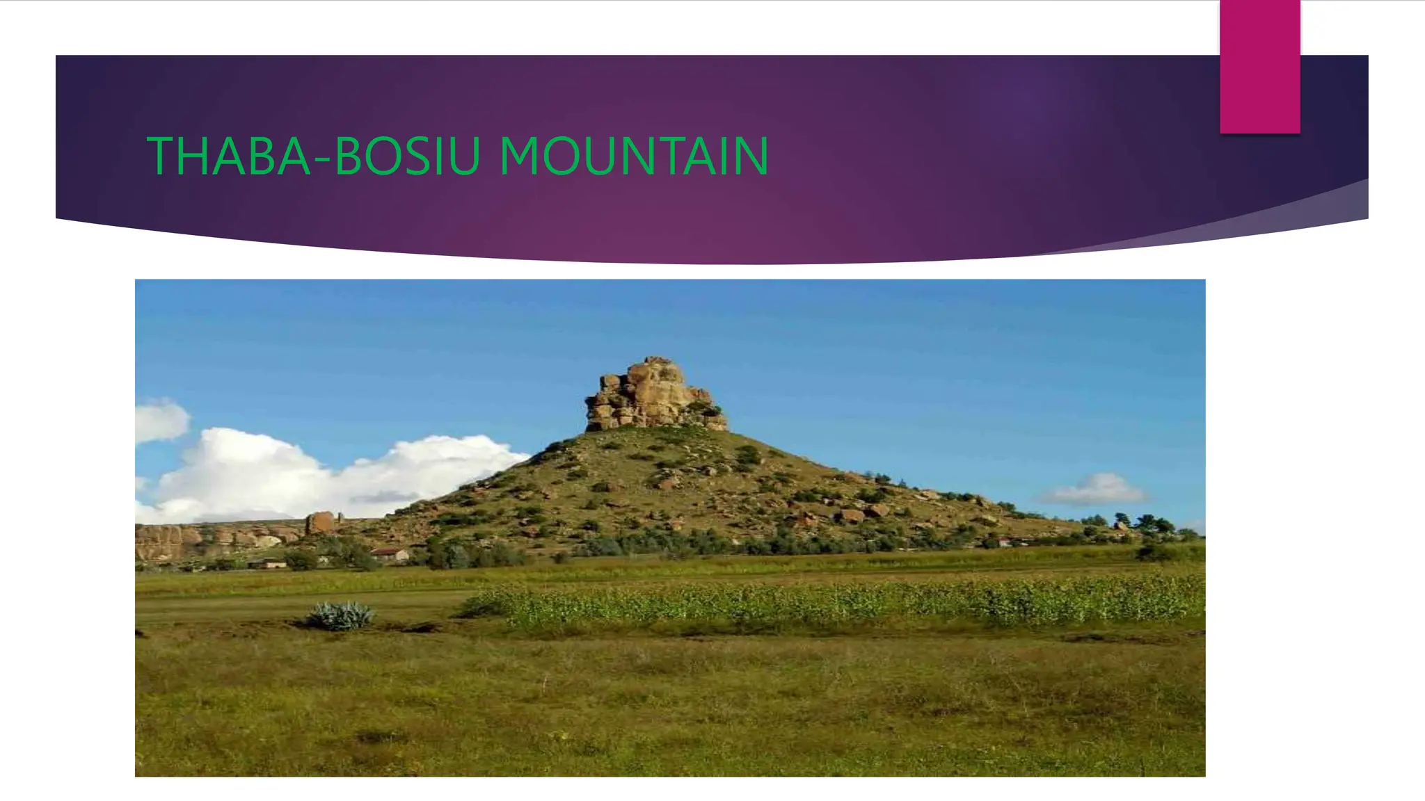 Tourism attraction in Lesotho Katse dam | PPTX