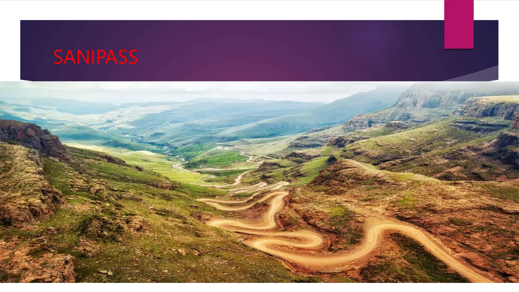 Tourism attraction in Lesotho Katse dam | PPTX