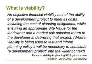 Viability Session 1: An Introduction to viability (including ...