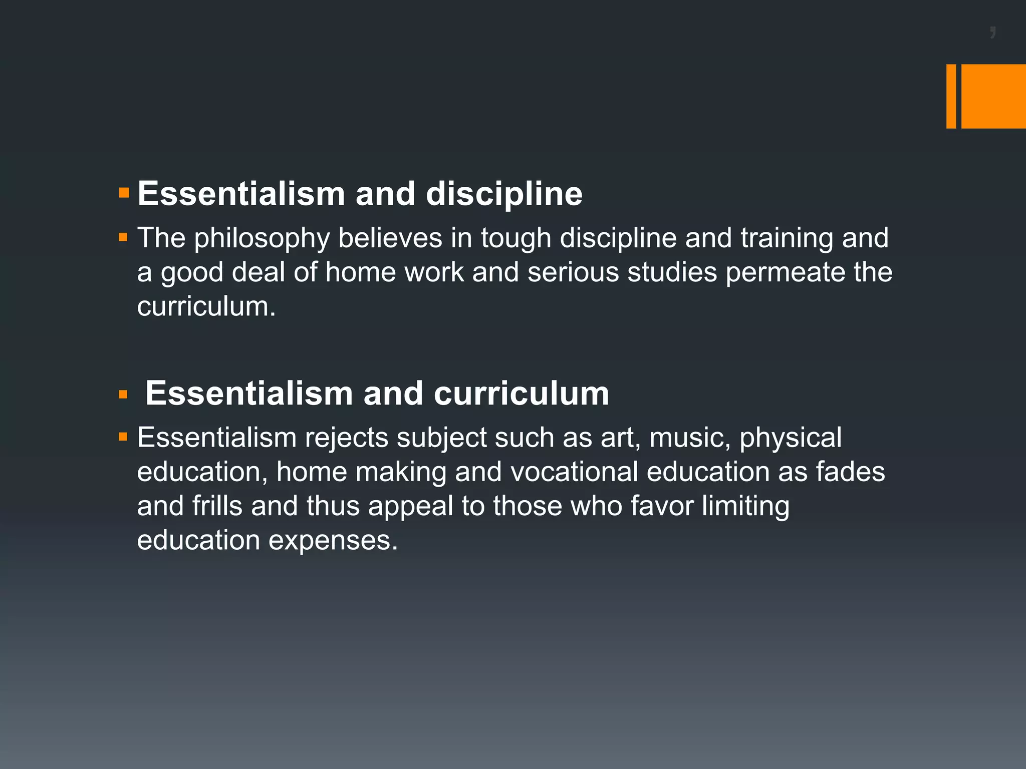 General and educational philosophy thought | PPTX