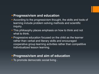 General and educational philosophy thought | PPTX