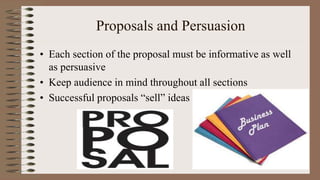 Presentation on proposal and persuasive | PPTX