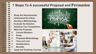 Presentation on proposal and persuasive | PPTX