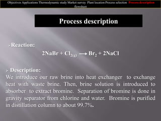Bromine Extraction from sea water | PPTX