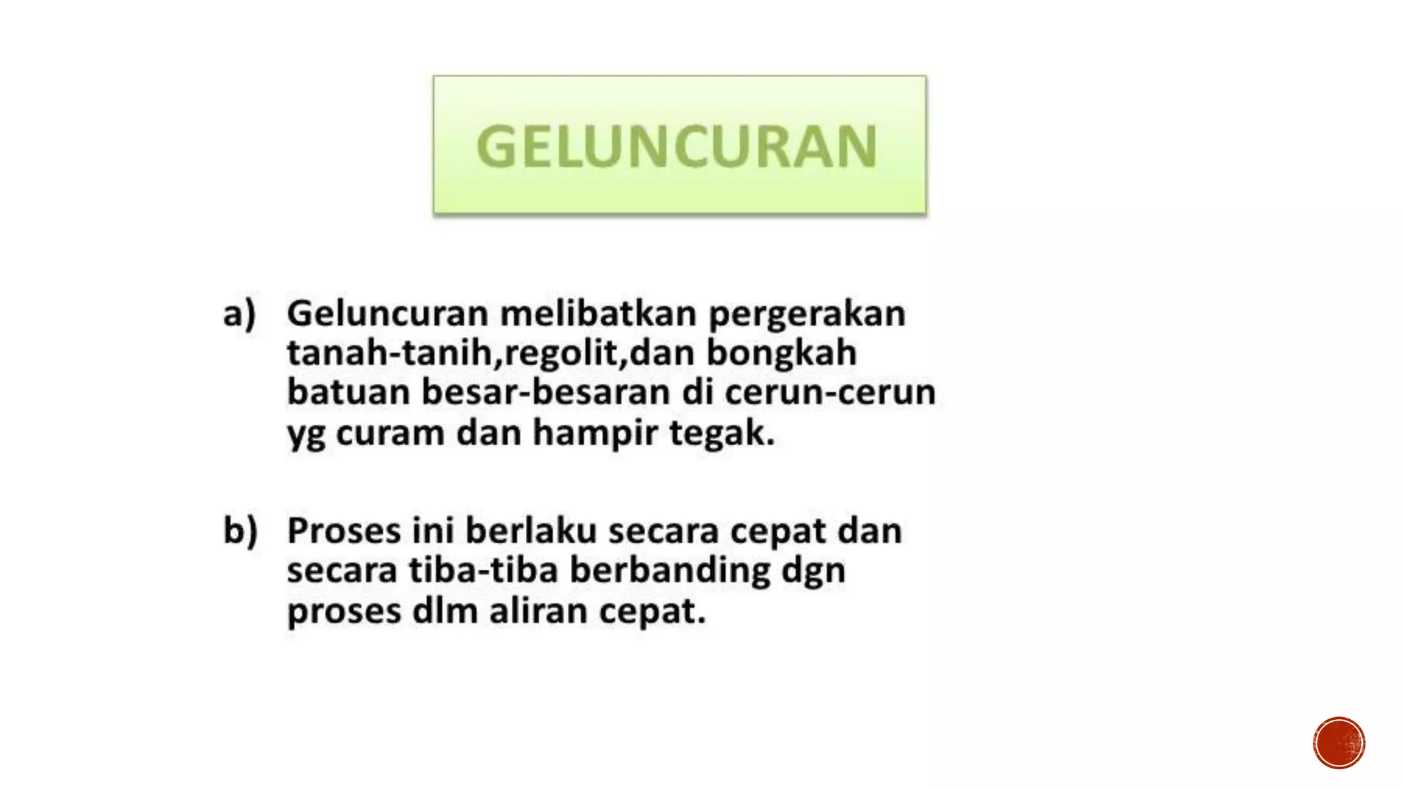 Proses pergerakan jisim dan hakisan | PPTX