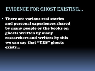 Presentation1ghost facts | PPTX