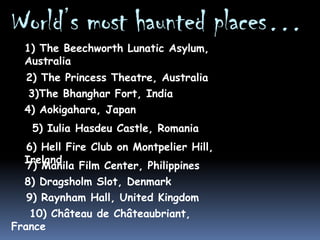 Presentation1ghost facts | PPTX