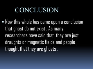 Presentation1ghost facts | PPTX