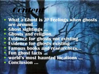 Unbelievable Facts About Ghosts
