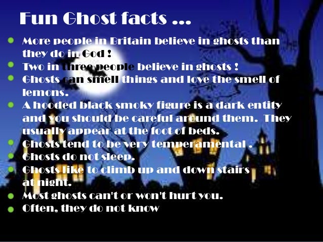 Presentation1ghost facts