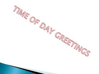 Greetings part1 | PPTX