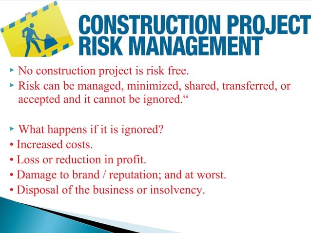 “Construction Risk Management”