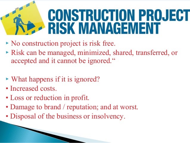 “Construction Risk Management”