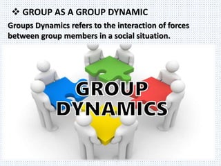 Presentation1 group dynamics | PPTX