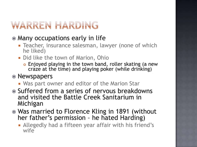 Presentation1 harding and_coolidge | PPT