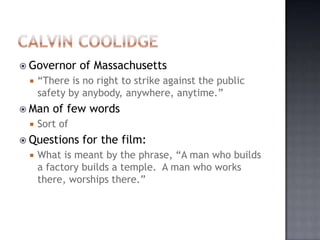 Presentation1 harding and_coolidge | PPT