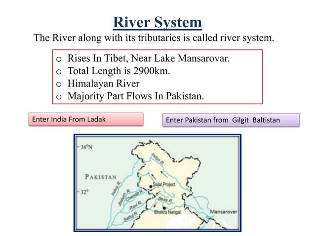 water resources of Pakistan & Indus Basin Irrigation system | PPT
