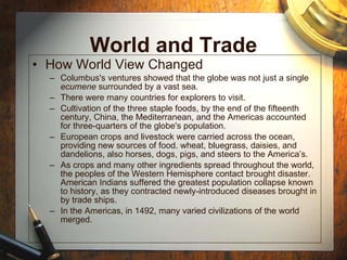 History, Science and Trade | PPT