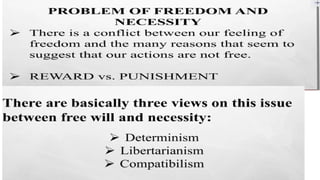 Presentation1 HUMAN FREEDOM in introduction into to philsophy in the ...