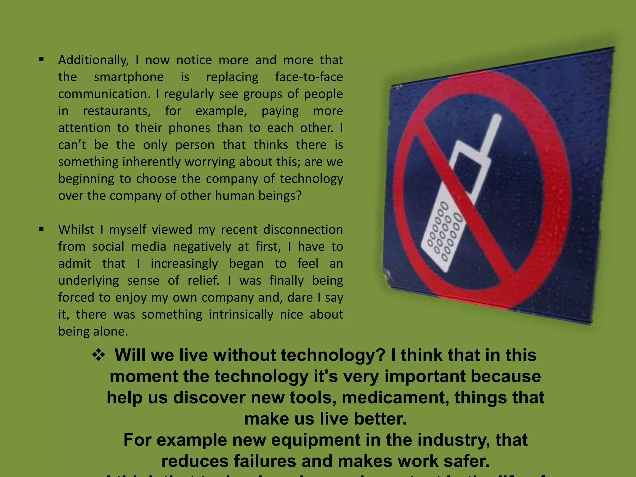 HUMAN VS TECHNOLOGY | PPTX
