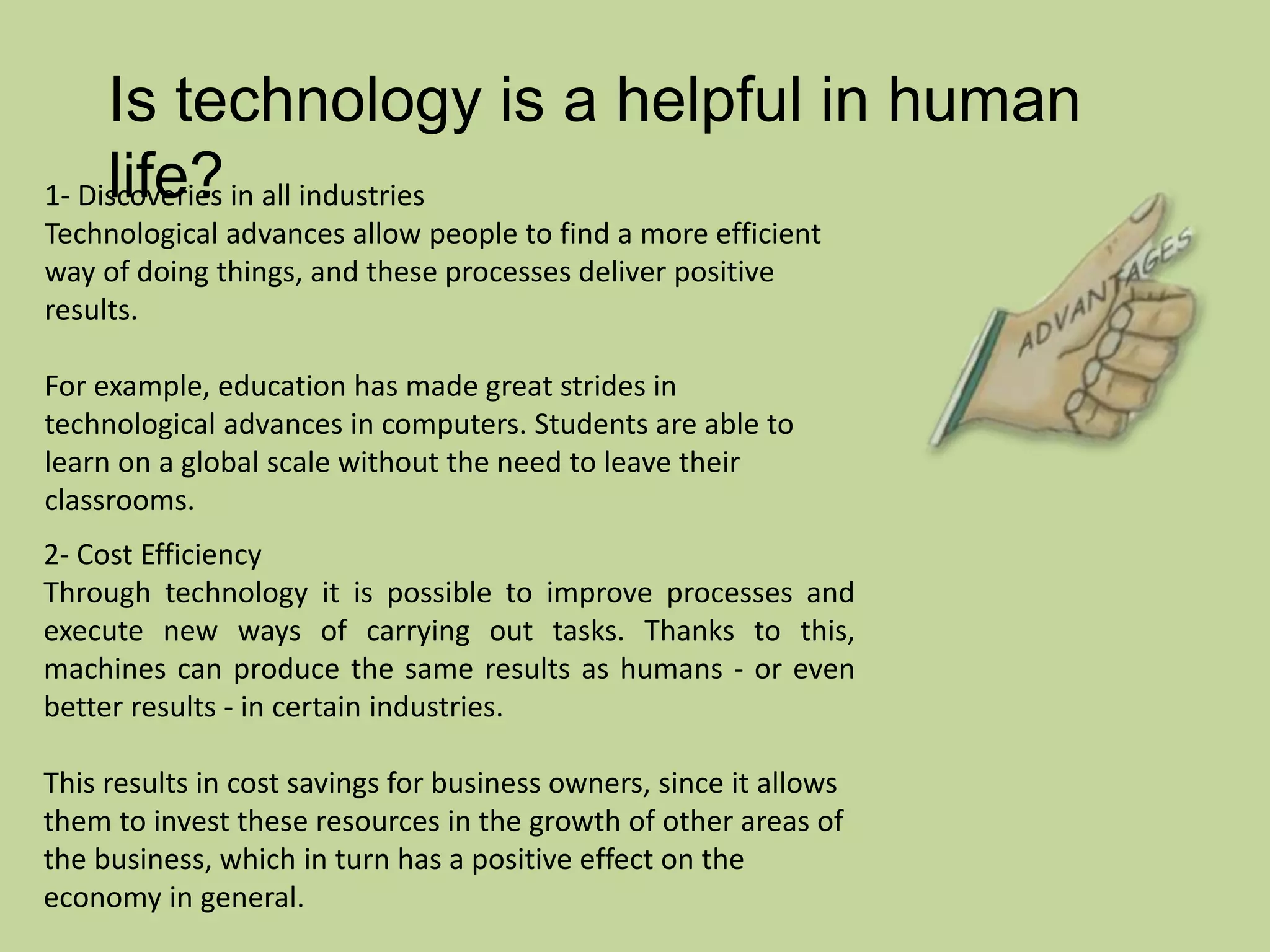HUMAN VS TECHNOLOGY | PPTX