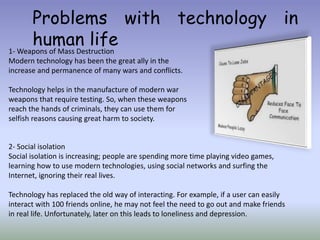 HUMAN VS TECHNOLOGY | PPTX