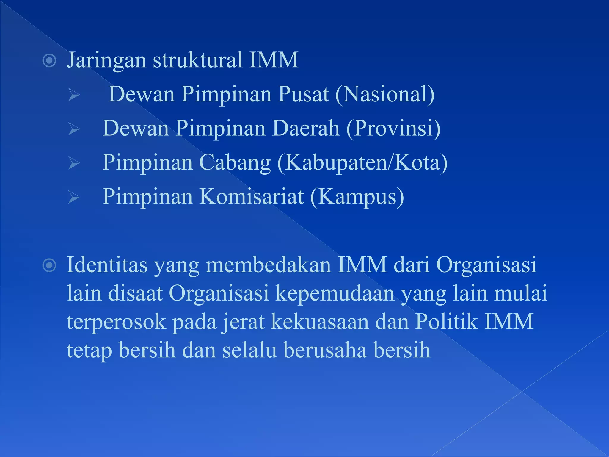IKATAN MAHASISWA ( IMM) | PPTX