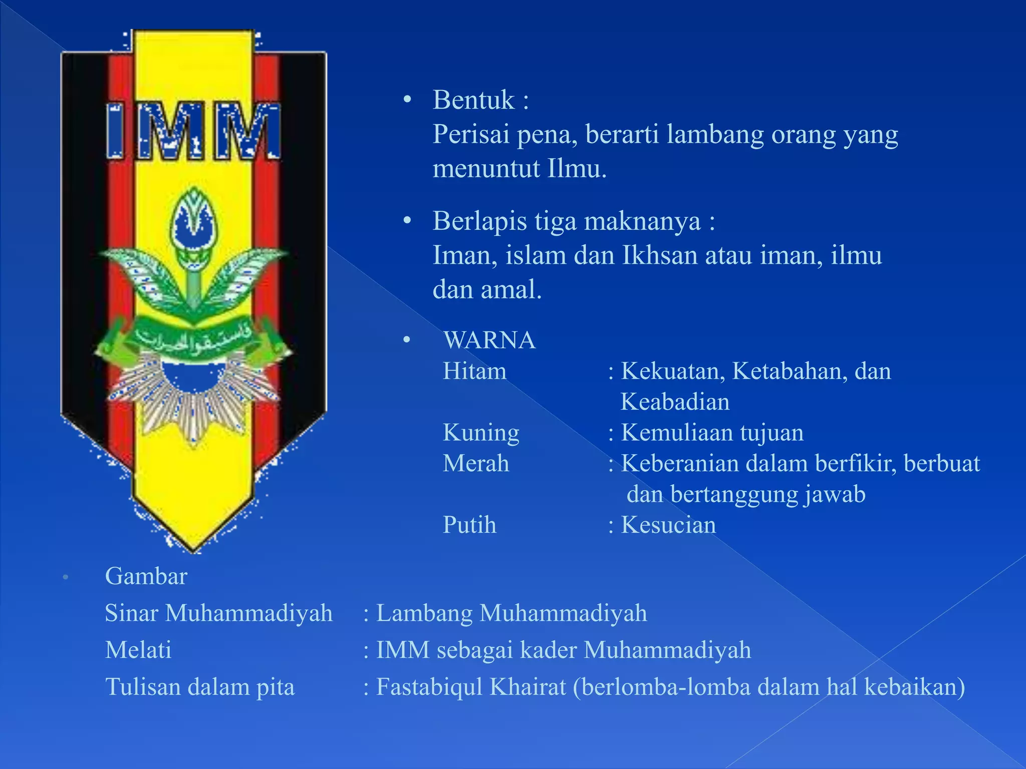 IKATAN MAHASISWA ( IMM) | PPTX