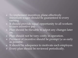 Presentation1 incentives nagesh | PPTX