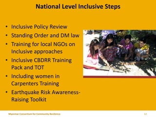 Presentation 1 inclusive approach action aid myanmar | PPT