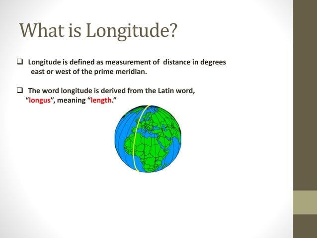 Prime Meridian,Equator, Latitude and longitude | PPTX | Geography | Science