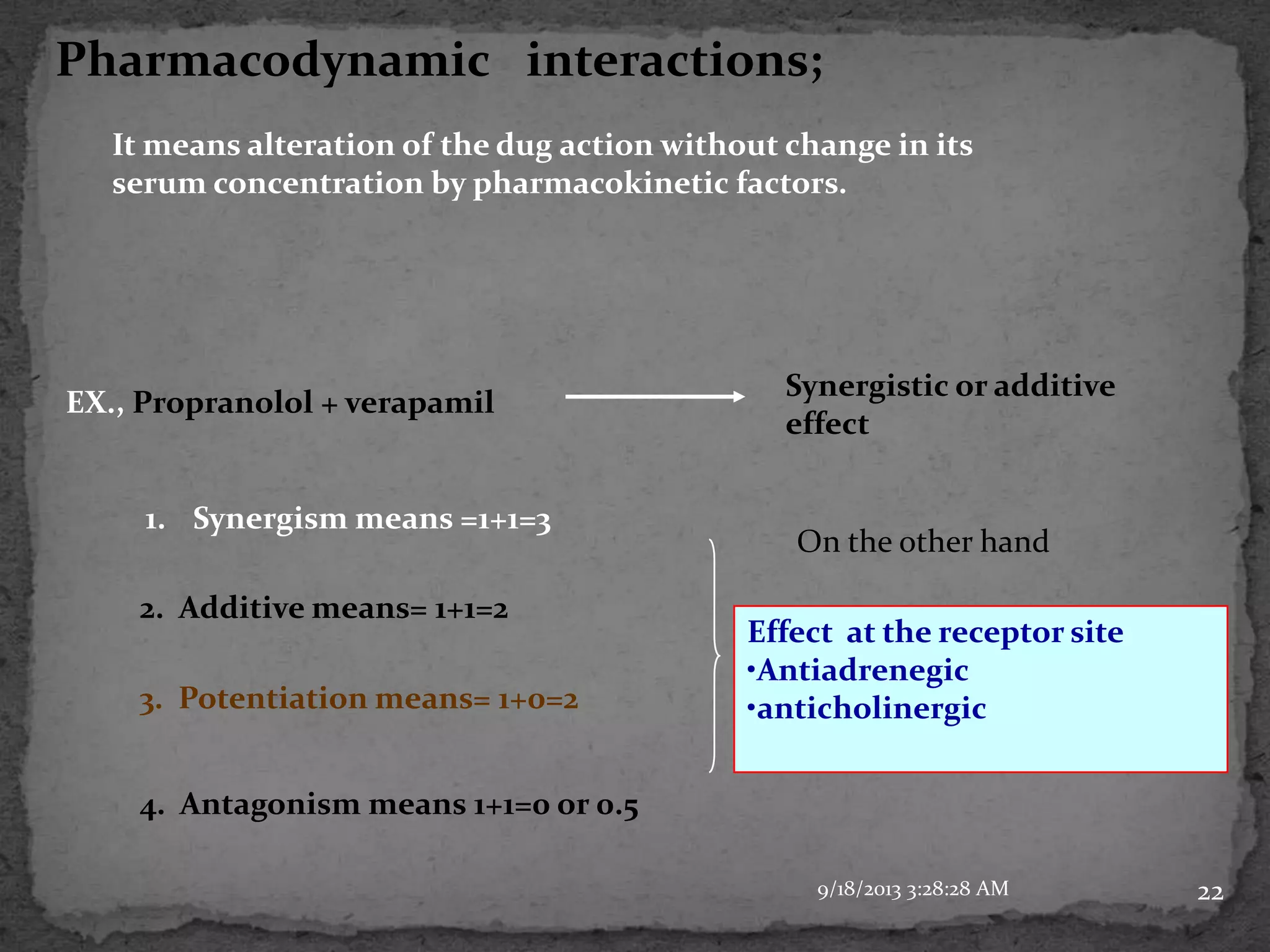PPT ON PHARMACOKINETIC DRUG interaction BY SROTA DAWN | PPTX