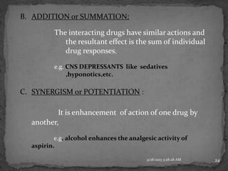 PPT ON PHARMACOKINETIC DRUG interaction BY SROTA DAWN | PPTX