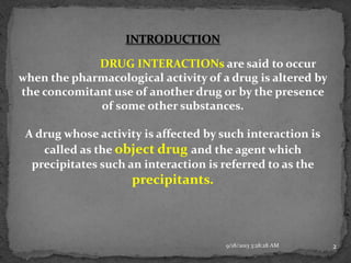 PPT ON PHARMACOKINETIC DRUG interaction BY SROTA DAWN | PPT