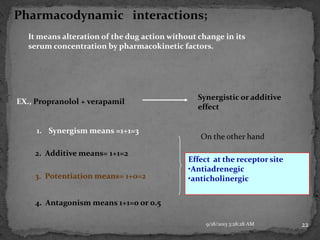 PPT ON PHARMACOKINETIC DRUG interaction BY SROTA DAWN | PPT