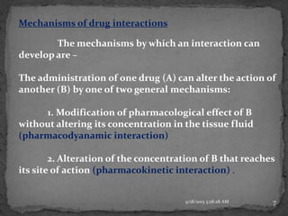 PPT ON PHARMACOKINETIC DRUG interaction BY SROTA DAWN | PPT