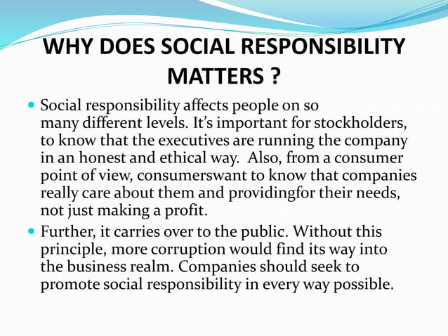 globalization with social responsibility | PPTX