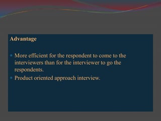 interview as data collection tool | PPTX