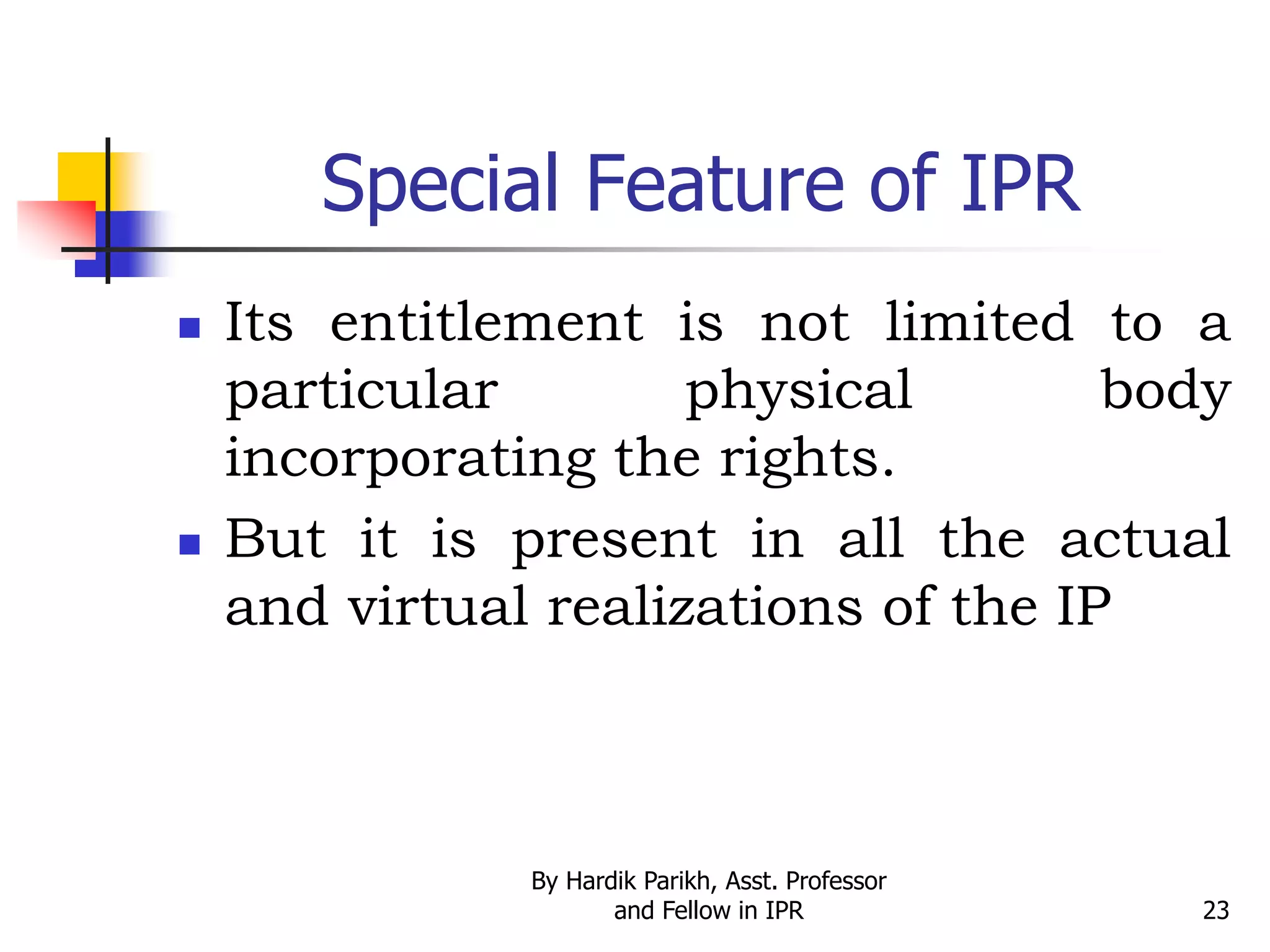 Presentation_1_Introduction_to_IPR.ppt | Business | Business and Finance